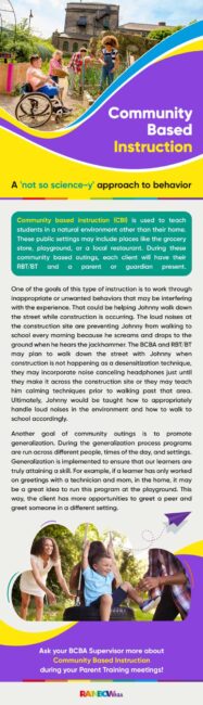 Community-Based Instruction in ABA Therapy