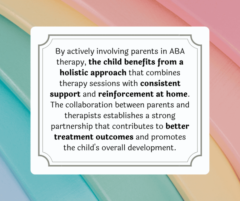 Can a Parent Participate in an ABA Session?