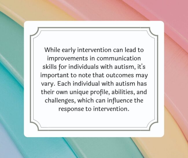 Importance of Autism Early Intervention